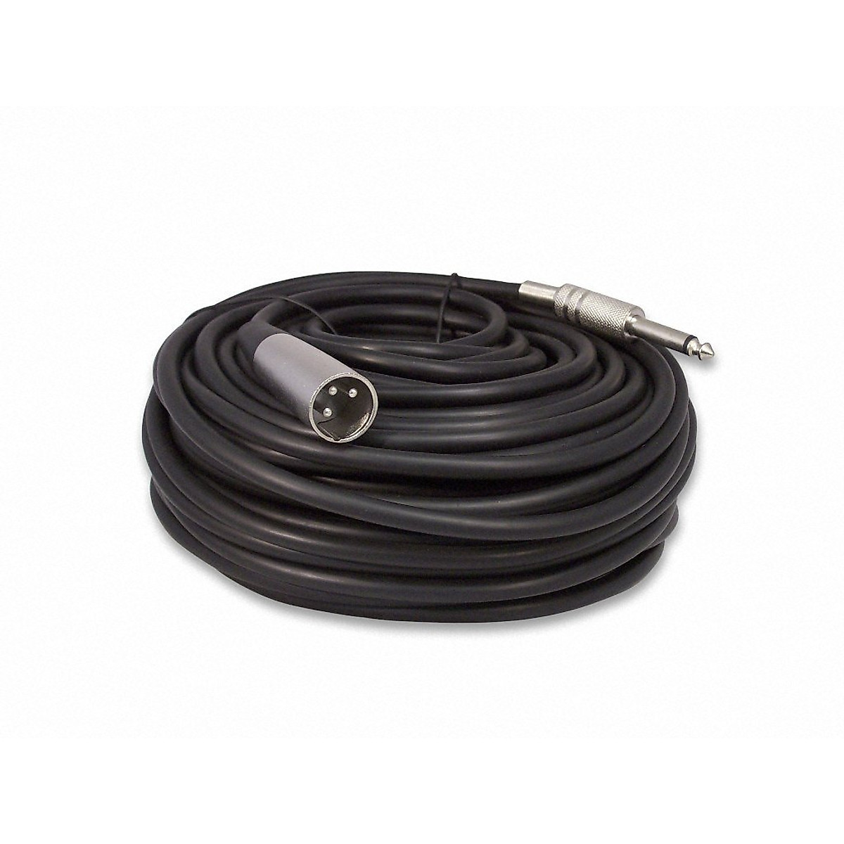 Your Cable Store 100 Foot XLR Male 3 Pin to 1/4" Mono Microphone Cable, Unbalanced