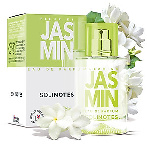 SOLINOTES Jasmine Flower Perfume for Women - Eau De Parfum | Delicate Floral and Soothing Scent - Made in France - Vegan - 1.7 fl.oz