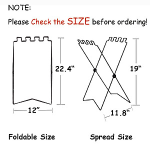 SUPANT Trash Bags 1-13 Gallon Holder Stand(Free Adjusted), Waste Sorting Bin, Grass Clippings Portable Fold Up Can, for Camping Recycling Suitable in Bedroom, Kitchen, Camping