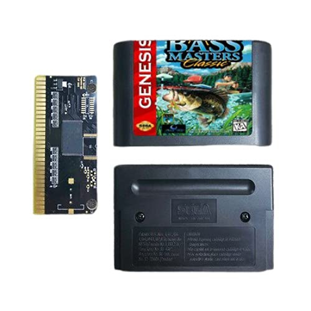 Retro Game Bass Masters Classic 16 Bit MD Game Card For Sega Megadrive Genesis Video Game Console Cartridge (NTSC-U)