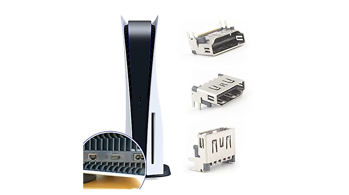 3PCS HDMI Port Socket Connector for Sony Playstation 5 PS5 Socket Jack ...