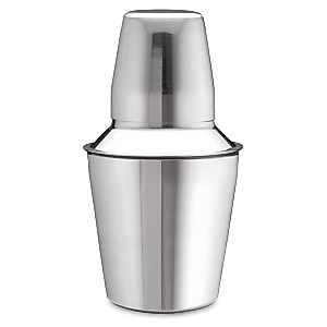 TableCraft 3-Piece Stainless Steel Cocktail Shaker, 8-Ounce