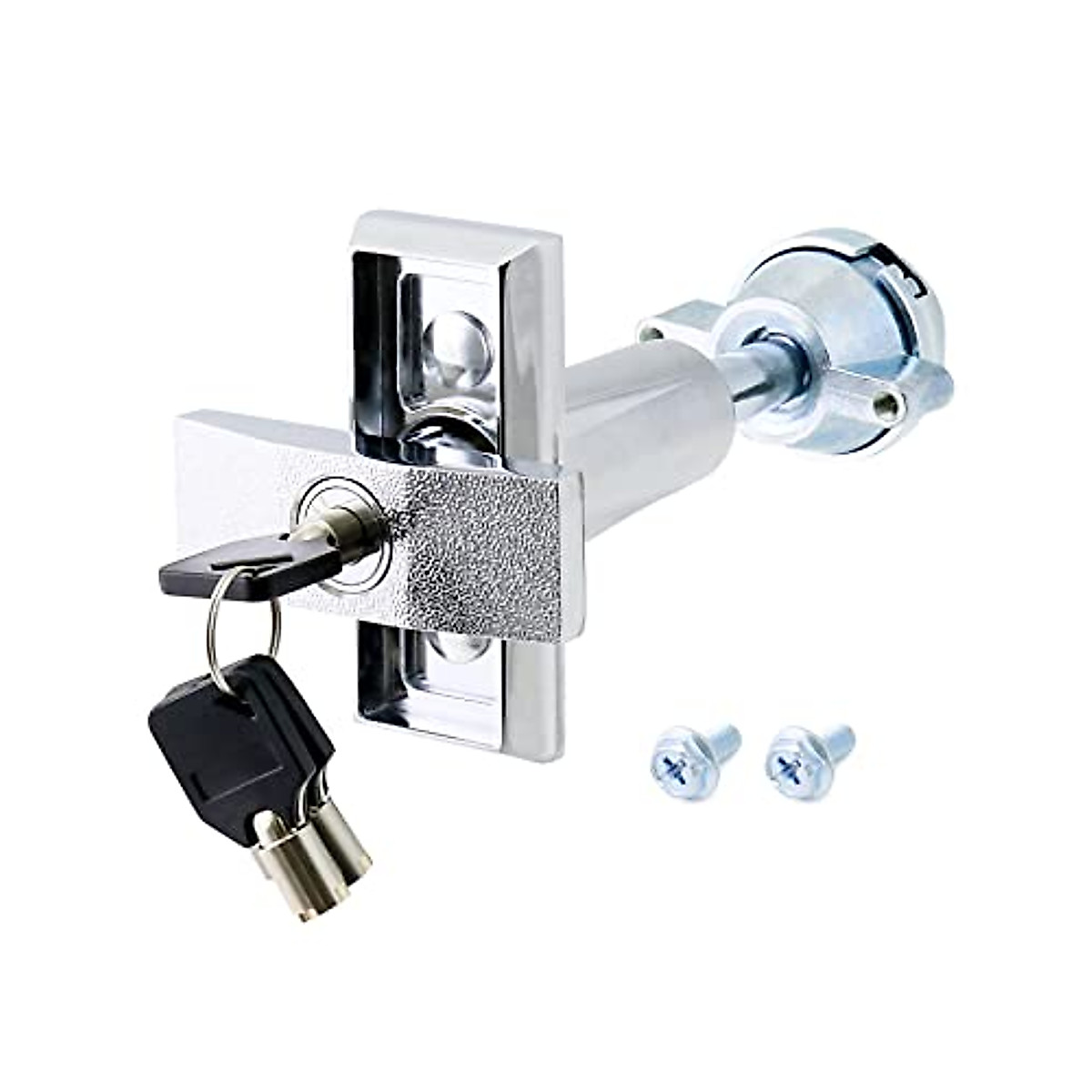 QWORK Vending Machines Lock with 3 Keys, Soda Snack Candy Coffee Food Vending Machine Lock, Universal Candy Machine Lock Replacement, Keyed Different