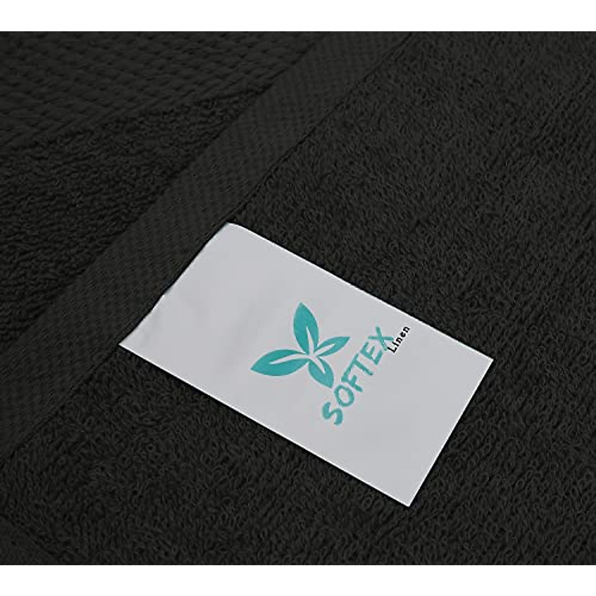 SOFTEX Linen 6-Pack Grey 24x48 Bath Towels Soft, Plush, Quick Dry, Absorbent, Premium Quality, Ultimate Comfort, Spa Experience, Home (100% Cotton)