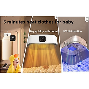 GDXIEDING Portable Clothes Dryer, Mini Portable Dryer Machine for Laundry Apartments and Travel,RV, Home