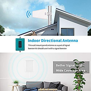 XRDS-RF Indoor Panel Antenna Wide Band Directional Internal Wall Mount Panel Antenna 8dBi Signal Booster Antenna WiFi External Antenna 698 to 2700 MHz