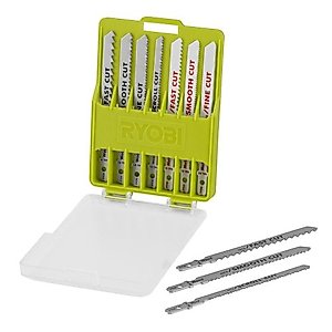 Ryobi A14AK10 All-Purpose Jig Saw Blade Kit (10-Piece)