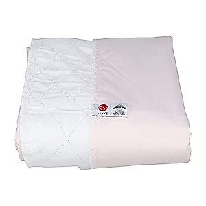 Heavy Absorbency Washable Underpads, Large Bed Pads, 34" x 36", for use as Incontinence Bed Pads, Reusable pet Pads, Great for Dogs, Cats, Bunny & Seniors, Made in The USA (34W x 36L (Pack of 2))