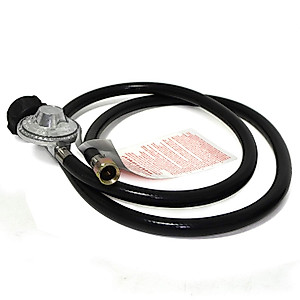 HTTMT- Outdoor 10KW/34000 BTU Power Caming Portable Propane Gas Burner Stove w/hose Jumbo Super Supergas Camp Camping Tailgating Gas Fire [P/N: ET-COOK008-RAW]