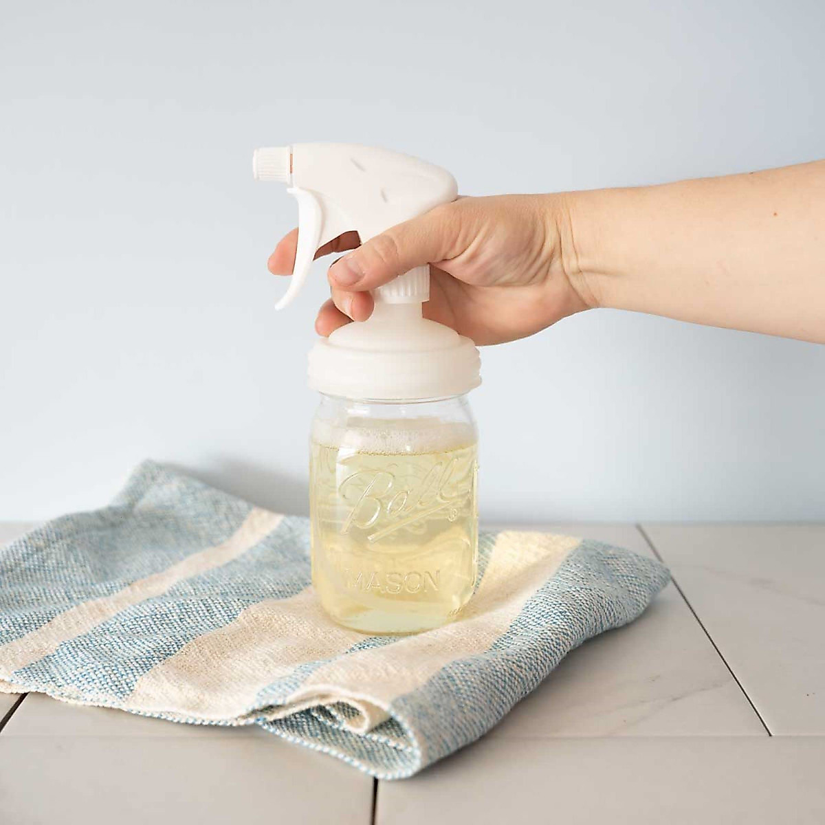 reCAP® Mason Jars Sprayer, Regular, Natural - 2 Pack