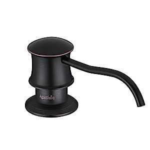 AguaStella ASF42ORB Built in Soap Dispenser Oil Rubbed Bronze for Kitchen Sink with Soap Bottle Countertop Pump