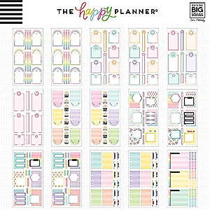 ME & MY BIG IDEAS Happy Planner STCKRS, Pastels, 2956/Pkg