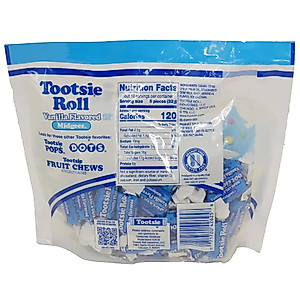 Tootsie Roll Christmas Chocolate and Vanilla Flavored Midgees, Pack of 2 12oz Bags