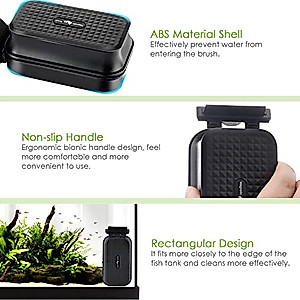 AQQA Magnetic Aquarium Fish Tank Cleaner Fish Tank Glass Algae Scraper Glass Cleaner Scrubber Floating Clean Brush Suitable for Freshwater and Saltwater