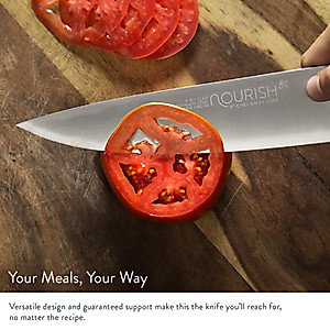 Greater Goods Chef Knives, Ergonomic Handle, Durable Kitchen Knives w/Balanced Design (Stainless Steel)