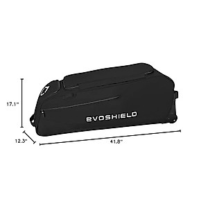 EvoShield Standout Wheeled Bag, Black,Large