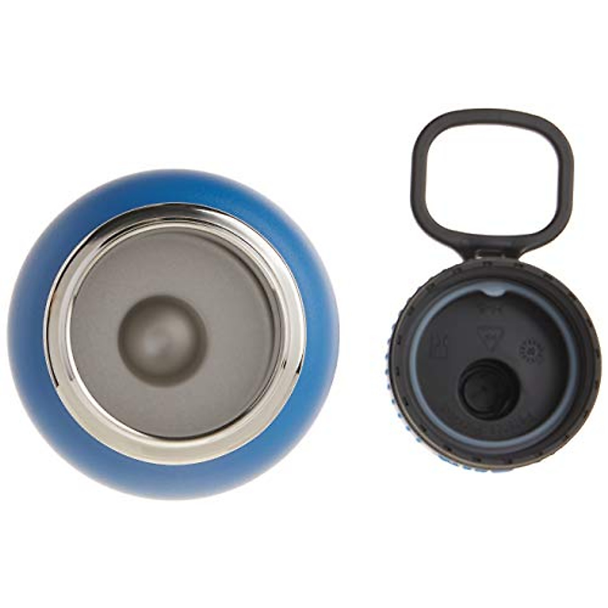 Takeya Originals 32 oz Vacuum Insulated Stainless Steel Water Bottle with Straw Lid, Navy