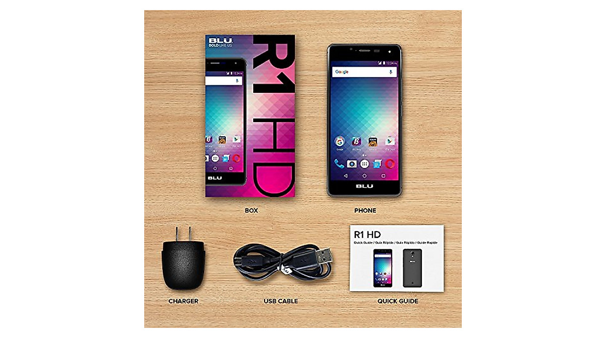BLU R1 HD 4G GSM Unlocked Smartphone – Dual SIM & Wide Compatibility