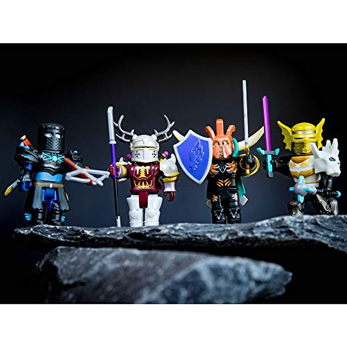 Roblox Action Collection - Days of Knight Four Figure Pack [Includes Exclusive Virtual Item]