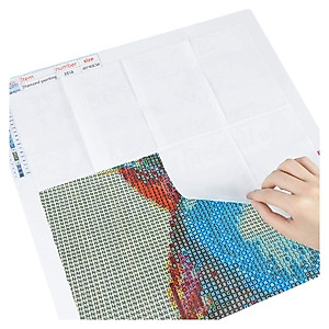 100 Pieces Diamond and Painting Release Paper, 15 X 10 CM Double-Sided,Non-Stick Cover Replacement Paper, Diamond and Painting Accessories and Tools