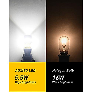 AUXITO 912 921 LED Bulbs for Backup Reverse Light Bulbs, 2600 Lumens 4014 42-SMD, 6000K White, Non-polarity 906 W16W T15 921 LED Bulb Direct Back Up Turn Signal Replacement Lamp, Pack of 2