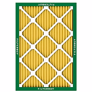 Filterbuy 20x23x1 Air Filter MERV 11 Allergen Defense (4-Pack), Pleated HVAC AC Furnace Air Filters Replacement (Actual Size: 19.50 x 22.50 x 0.75 Inches)