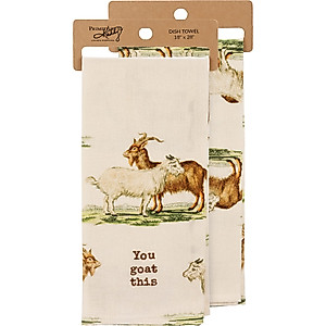 Primitives by Kathy You Goat This Decorative Kitchen Towel 18 x 28 inches