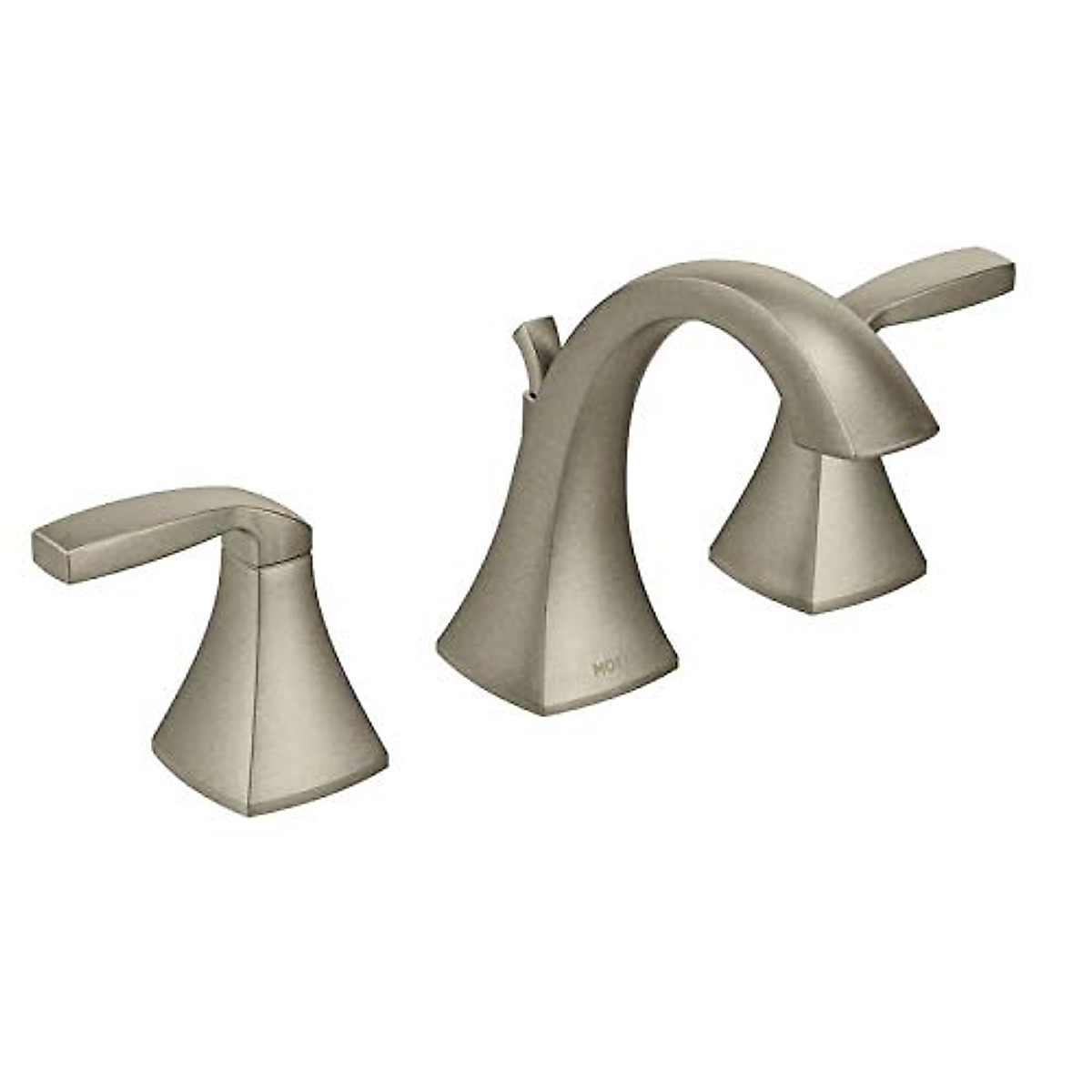 Moen Voss Polished Nickel Two-Handle Widespread Bathroom Faucet, Valve Required, T6905NL