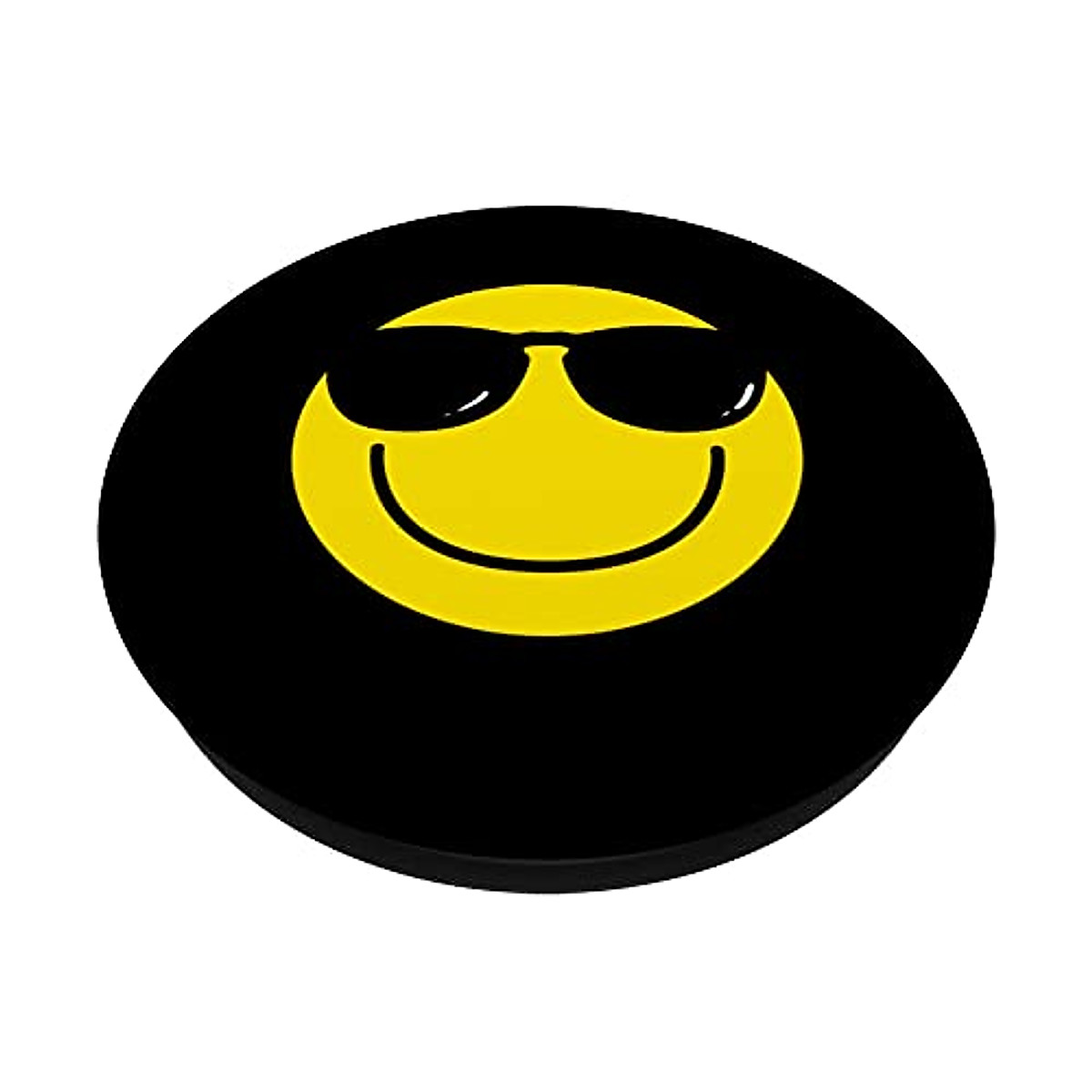 Cool Smile Face Emoticon Sunglasses Smile Face PopSockets Swappable PopGrip