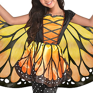 SUIT YOURSELF Girls Monarch Butterfly Costume - Medium - 8-10, 1 Pc