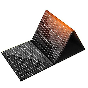 DSJ 18V 400W Monocrystallinel Solar Panel - Folding Package Solar Charger with 1.5M Cables + 30A Controller for Travel/Camping/Rv