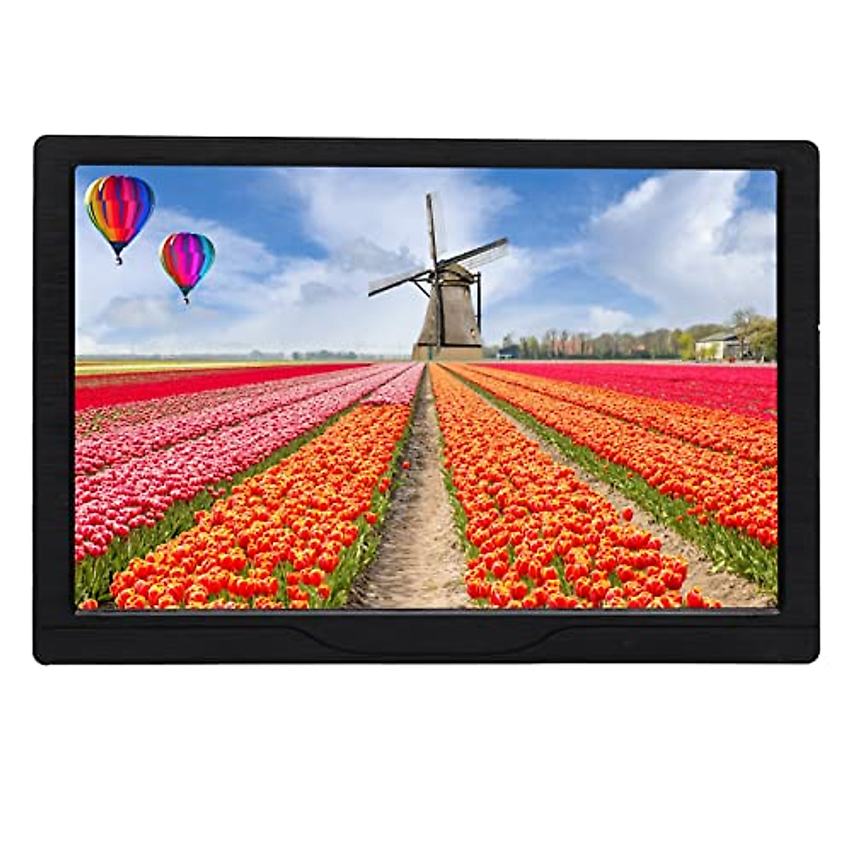 HD Display, 10.1 Inch Monitor USB Touch Screen Display for Office (US Plug)
