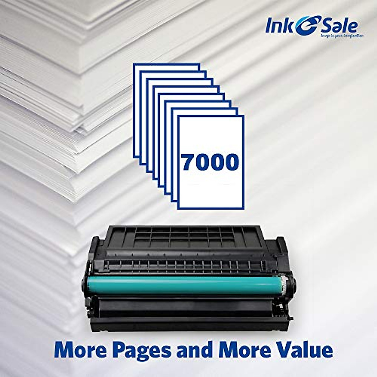 INK E-SALE Compatible Q5949X Q7553X Toner Cartridge Replacement for HP 49X Q5949X 53X Q7553X (Black 1Pack) for use in HP LaserJet P2015dn P2015 P2015d 1320 1320n 3390 3392 M2727nf P2014 P2010 Printer