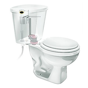 Fluidmaster 242 Toilet Fill Valve Seal Replacement Part, Fits 400A Fill Valve , Black