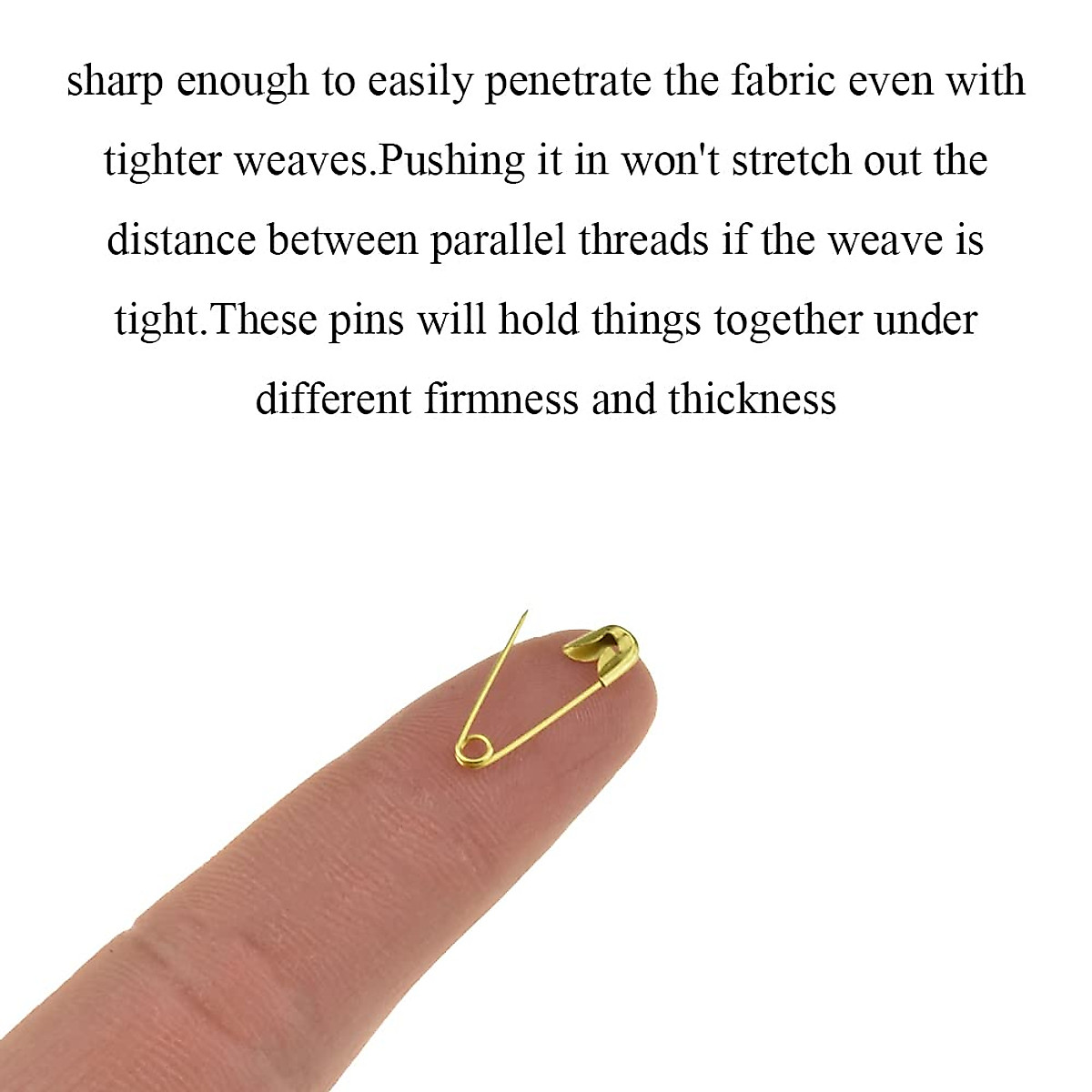 HAHIYO 36mm Length Safety Pins Closed Sturdy Avoid Misplacement Easy Penetrate Safer Operate Reusable Durable Stainless Steel Nappy Diaper Pin Silver 350 PCS for Sock Towel Bed Sheet Vurtains Clothing