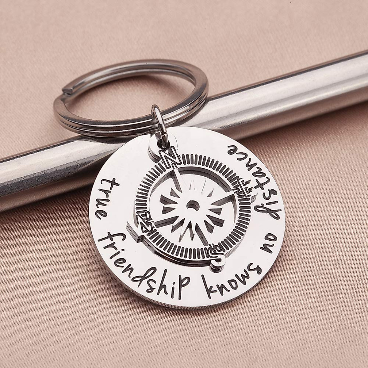 Best Friends Birthday Gifts for Women Friendship Best Friend Gift Friendship Gifts for Women Friends for Women Men Teen Girls Long Distance Friendship Going Away Compass Gifts Birthday Wedding
