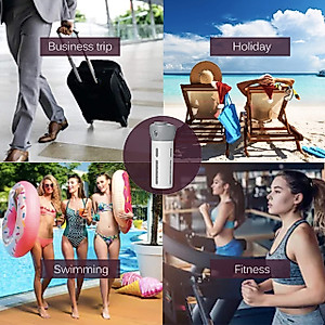 2 Pieces 4 in 1 Travel Dispenser Shampoo Lotion Gel Set Leak-proof Travel Containers Bottles For Toiletries Body Wash Liquid Cream TSA Approved , Grey/Pink (pink+gray)