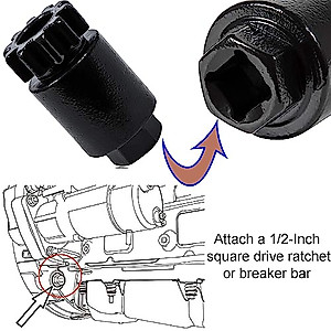 Flywheel Turning Flywheel Barring Tool 88800014 88840317 for Volvo & Mack D11 D13 D16 MP7 MP8 MP10 (2008-2020)