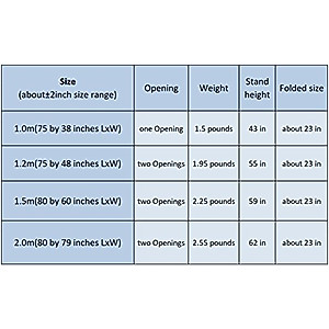 NICE PURCHASE New Portable Folding Mosquito Net Tent Freestand Bed 1 or 2 Openings (1.0m(75 by 38 inches LxW))