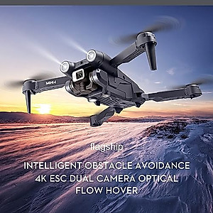 RKSTD RC Drone With Camera - HD RC Drone For Kids, Fpv Adult Beginner RC Drone, One Button Takeoff/Landing, Gravity Sensor, Gesture Control, 3D Flip, Voice Control, Holiday Gift