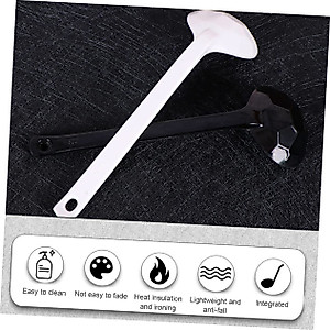 5pcs Hot Pot Seasoning Spoon Ramen Soup Spoons Cooking Spoon Tagliatelle Ramen Spoon Silicone Deep Spoon Miso Spoons Ramen Ladle Spoons Heavy Turtle Shell Melamine