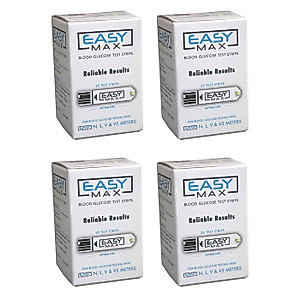 EasyMax Test Strips 200 count- 4 boxes of 50