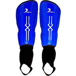 Kids Shin Guard XS Size fits Most Kids Ages 3-5 (Blue)
