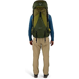 Osprey Atmos AG LT 50L Men's Backpacking Backpack, Black, L/XL