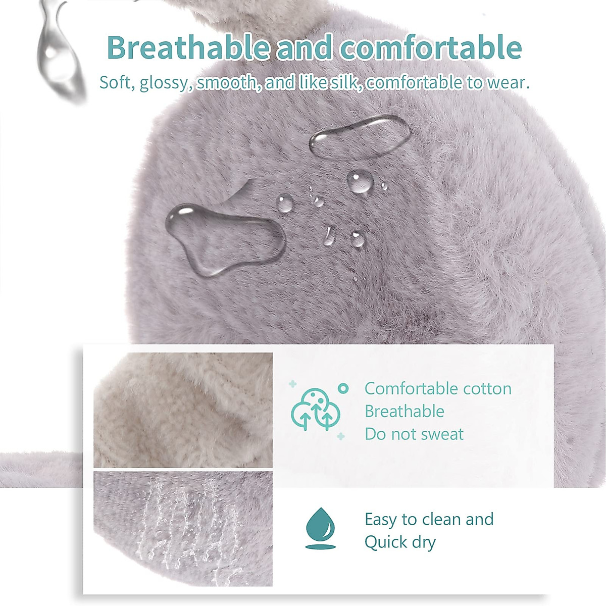 MAGICLULU Winter Ear Covers Faux Warm Earmuffs Headbands for Kids Faux Furry Ear Muffs Kids Headband Ear Muffs for Kids Earmuffs Plush Ear Warmer Windproof Ear Warmer Ear Headband