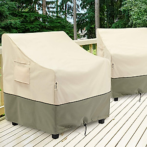 COSFLY Outdoor Furniture Patio Chair Covers Waterproof Clearance, Lounge Deep Seat Cover, Lawn Furnitures Covers Fits up to 29W x 30D x 36H inches(2 Pack)