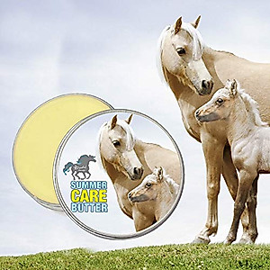 The Blissful Horses Summer Care Butter All Natural Sun Support for Your Horse, 4-Ounce