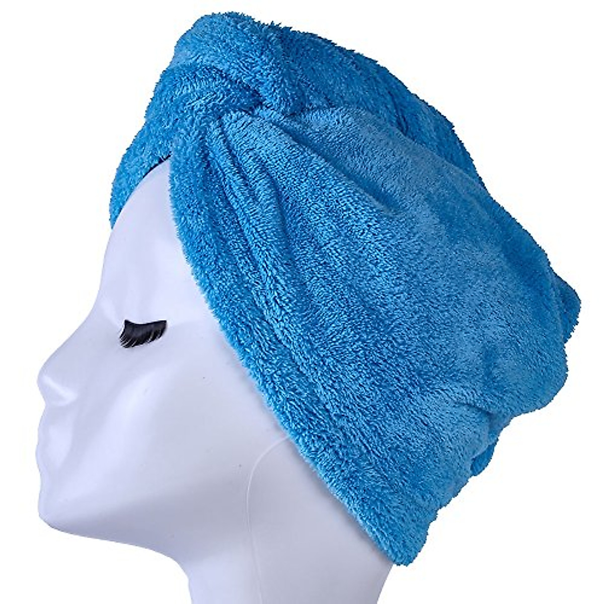 YYXR Microfiber Quick Drying Hair Towel Wrap - Super Absorbent Drastically Reduce Hair Drying Time