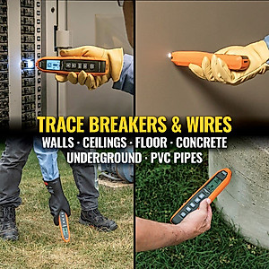 Klein Tools ET450 Advanced Circuit Breaker Finder and Wire Tracer Kit & VDV500-820 Cable Tracer with Probe Tone Pro Kit for Telephone, Internet, Video, Data and Communications Cables