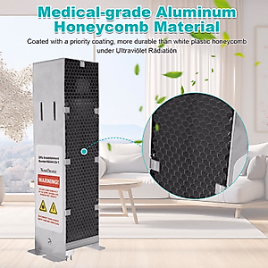 Air Scrubber Plus Replacement Üν Bulb and Cell for ActivTek InDuct 2000, A1013P, A1013Q, A1013A, A1013C, A1013T, Ozone Free, Air Scrubber Advanced Photocatalytic Oxidation (PCO) 9 Inch, 1 Unit